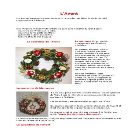 Les traditions de Noël | DOC