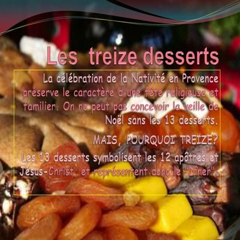 Les treize desserts | PPTX