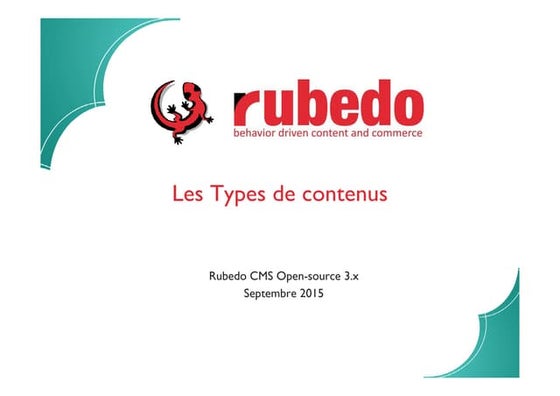 Rubedo roadmap (En) | PPT