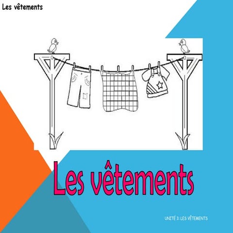 Fle vocabulaire des vêtements + exercices | PDF