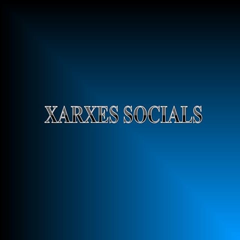Les xarxes socials | PPT