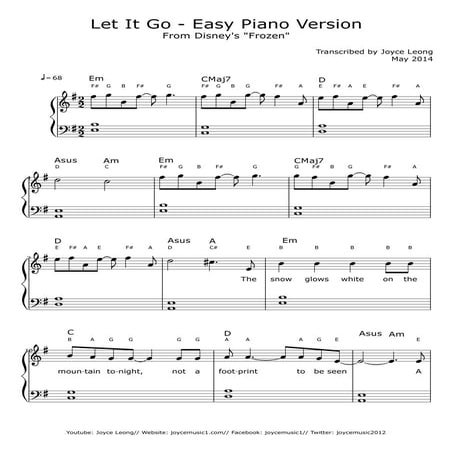 Let it-go-easy-piano | PDF