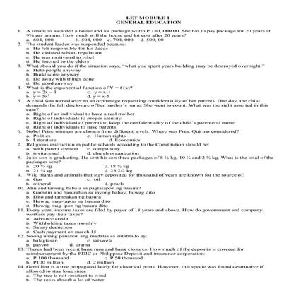 Let module-1-general-education-1 (1) | PDF