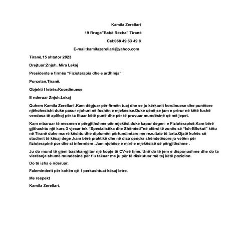 Leter interesi | DOCX