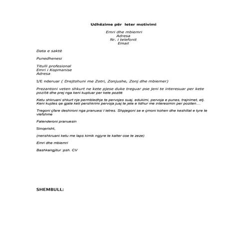 Leter motivuese | DOC