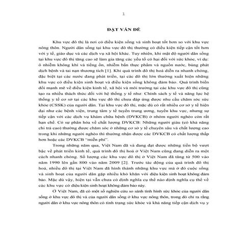 Chi tiêu cho dịch vụ khám chữa bệnh của người dân Hà Nội, HAY | PDF