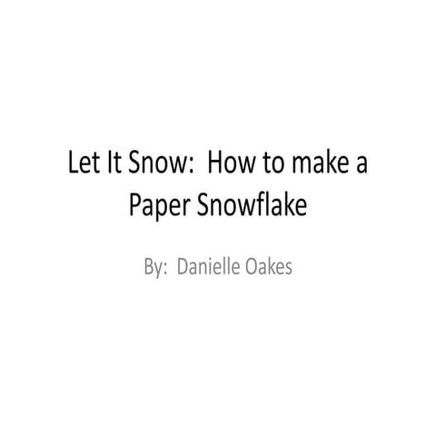 Let It Snow Storyboard | PPTX