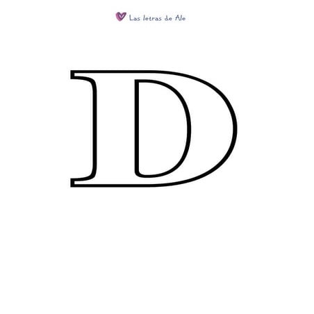Letra d | PDF