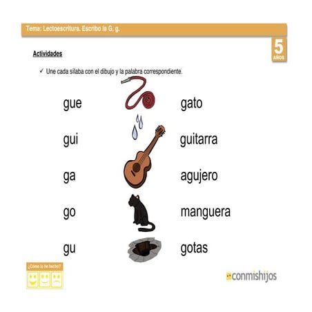 Letra g-5 | PDF