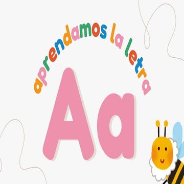 APRENDAMOS LA LETRA Aa conociendo las vocales | PDF