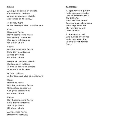 Letras De Canciones Cristianas Para Imprimir Las Mejores 73 Ideas De