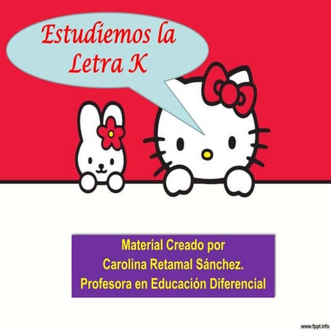 Letra k | PPSX