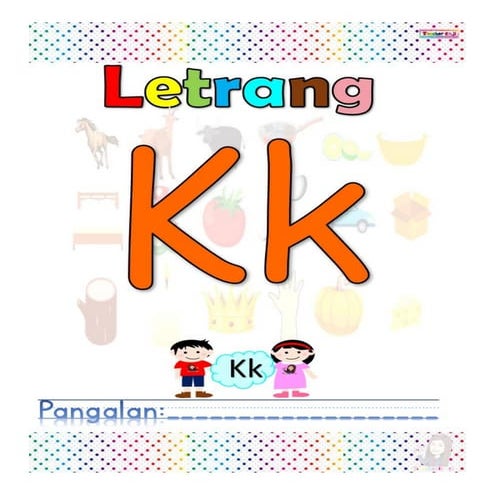 letrang KK SUPPLEMENTARY ACTIVITY FOR KINDERGARTEN | DOCX