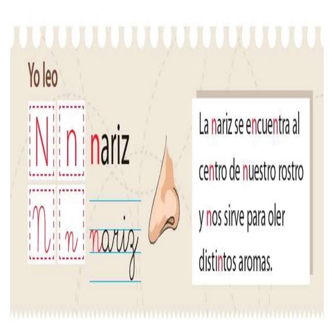Letra n para practicar lectura | PPTX