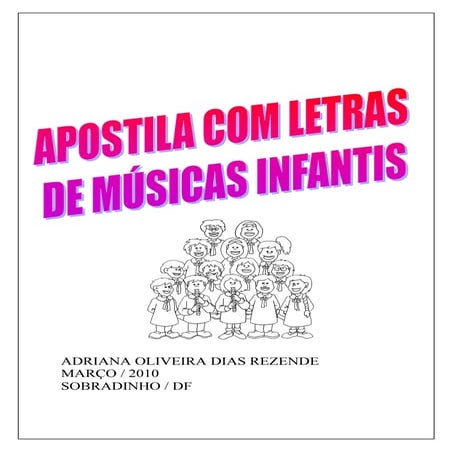 Letras de músicas cd infantil 2010 | PDF