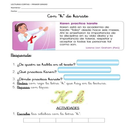 Actividades De La Letra K Actividades Letras YouTube