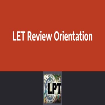 Let review orientation | PPTX