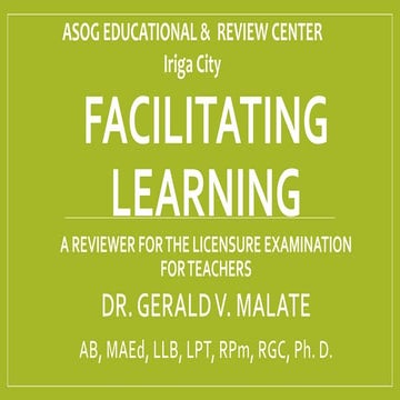 FACILITATING LEARNING | PDF