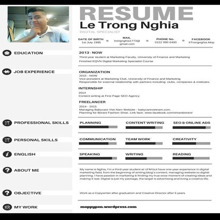 LE TRONG NGHIA CV | PDF