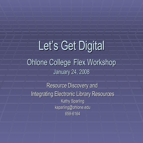 Let’S Get Digital | PPT