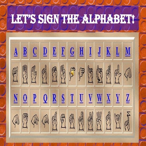 Let’S Sign The Alphabet! | PPT
