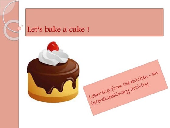 Let's bake a cake | PPT