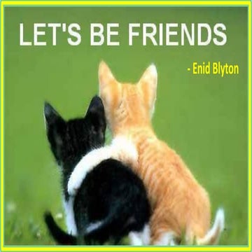Let's be friends | PPT