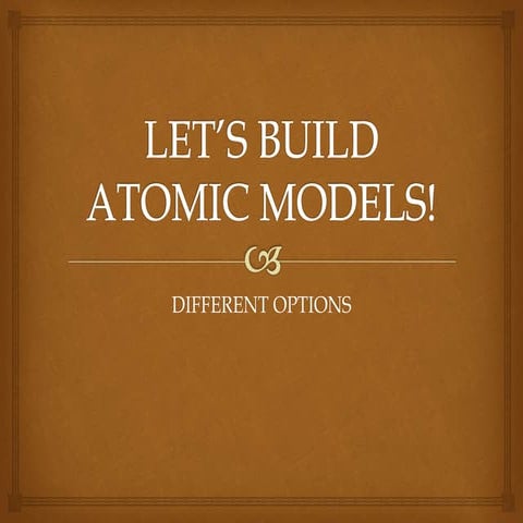 Let's build atom models! | PPTX | Chemistry | Science