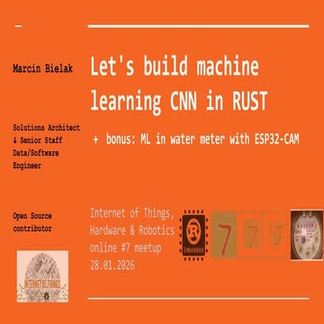 Let's build machine learning CNN in RUST + bonus_ ML in water meter ...