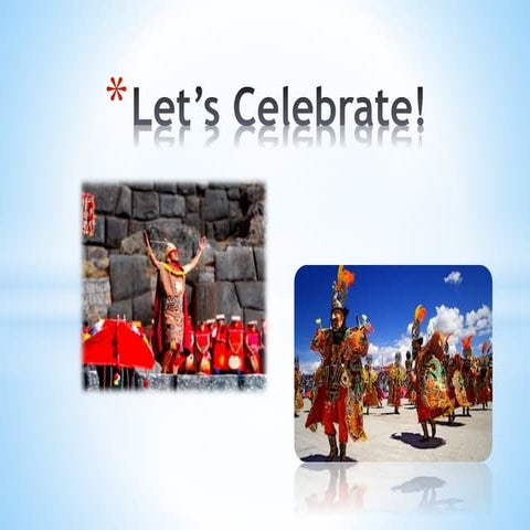 Let’s celebrate! | PPTX