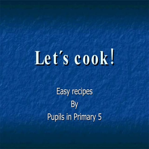 Let's cook! | PPS