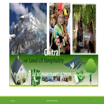 Lets explore pakistan .chitral the land of hospitility | PPTX