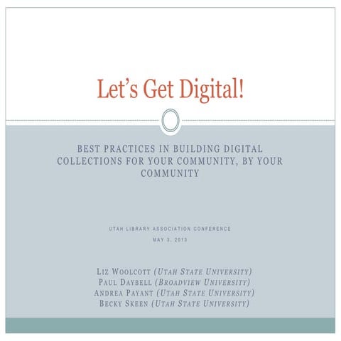 Let's Get Digital! | PPTX | Web Design and HTML | Internet