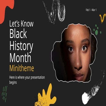 Let's Know Black History Month Minitheme by Slidesgo.pptx