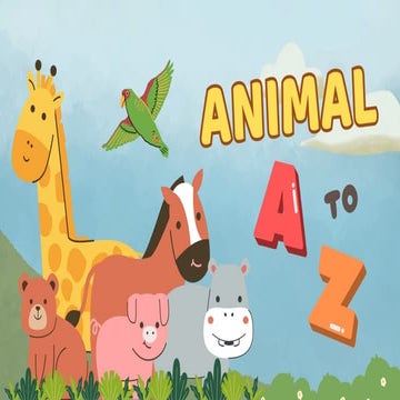 lets learn abc animals for preeschoolers | PDF