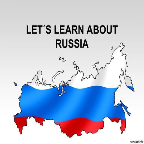 Lets learn about russia || PPT on Russia | PPT | Women\'s Clothing ...
