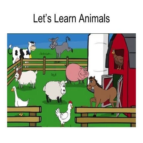 Let’S Learn Animals | PPT