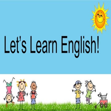 Let's learn english | PPT