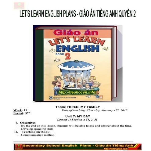 Let's learn english book 2 term 2 | DOC
