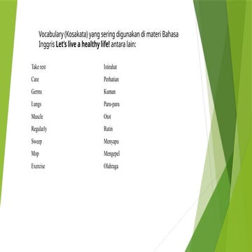 lets live be healty live kelas 9 pptxxxx | PPTX