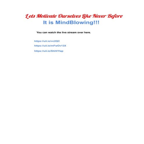 L ets motivate ourselves like never before | PDF
