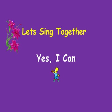 Lets sing together | PPTX