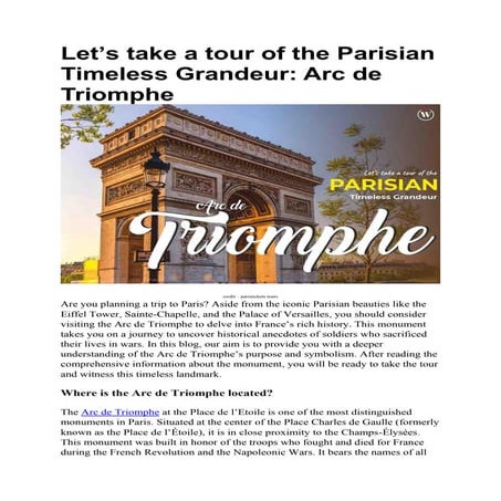 Let’s take a tour of the Parisian Timeless Grandeur Arc de Triomphe.pdf