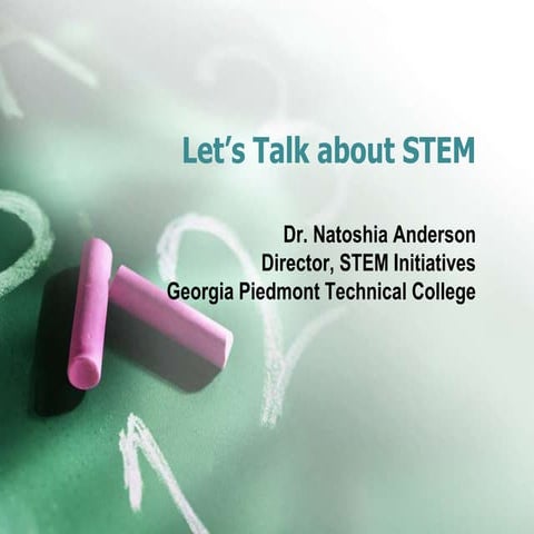 Let's Talk About STEM | PPTX