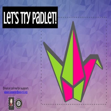 TUTORIAL: HOW TO USE PADLET | PPT