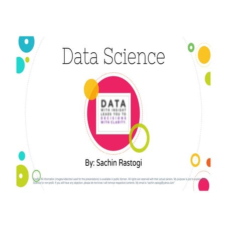 Let's understand Data Science | PPT