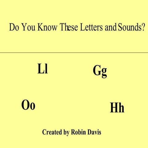 Letter Sounds | PPT