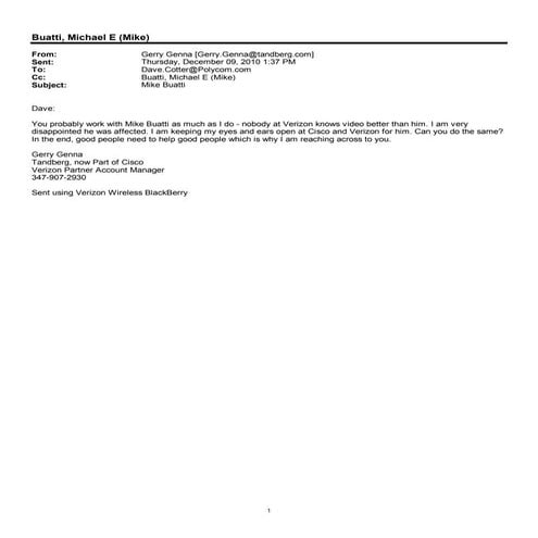 Letter #3 mike buatti recommendations | PDF