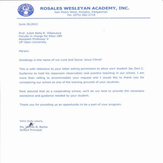 reply letter from RWA | PDF