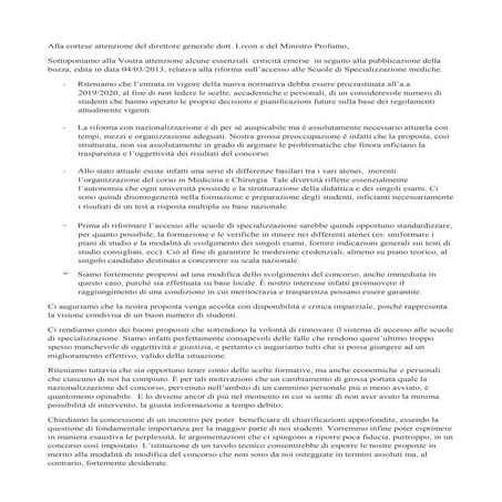 Lettera al miur | PDF | Student Financial Aid | Financial Assistance